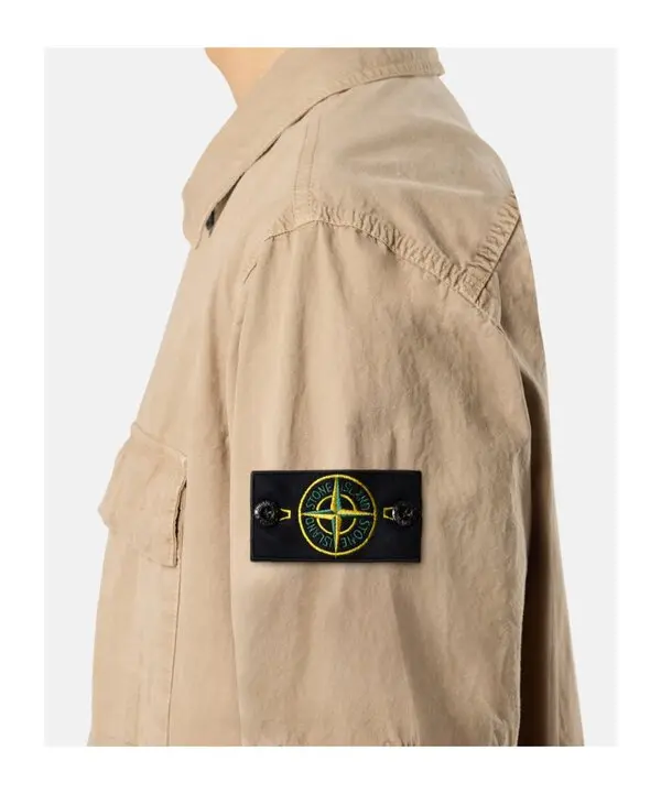 Stone Island Short Sleeve Logo Patch Shirt