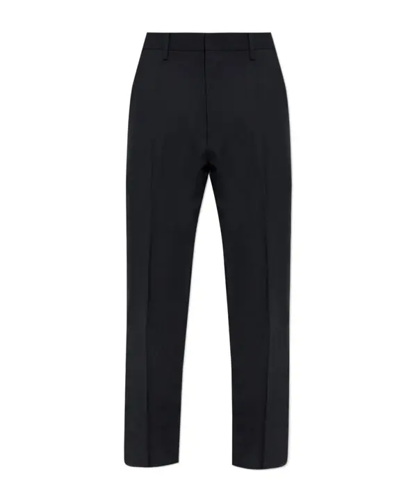 Dsquared2 Tailored Wool Pants With Logo Detail