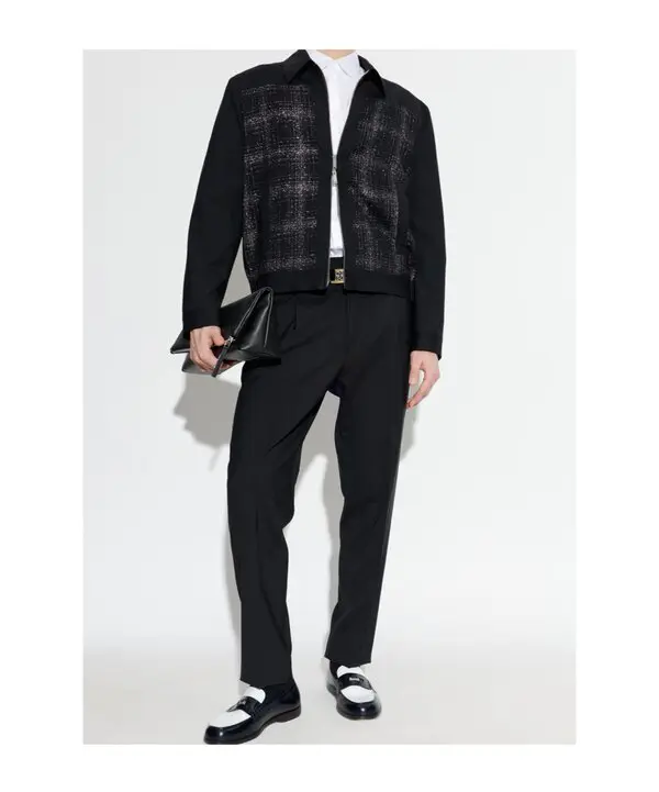 Dsquared2 Tailored Wool Pants With Logo Detail