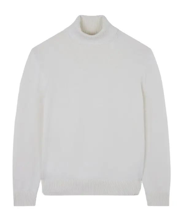 PAUL  SHARK Paul & Shark Wool Turtleneck Sweater - Milky White