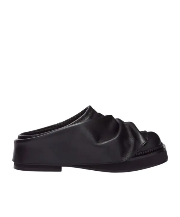 Attico The Mini Robin Sabot" Mules - Black