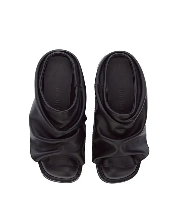 Attico The Mini Robin Sabot" Mules - Black