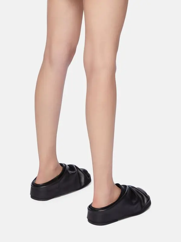 Attico The Mini Robin Sabot" Mules - Black