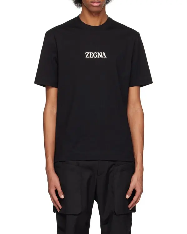 Zegna Logo-printed Crewneck T-shirt