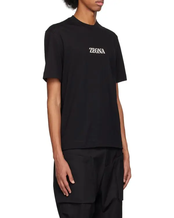 Zegna Logo-printed Crewneck T-shirt