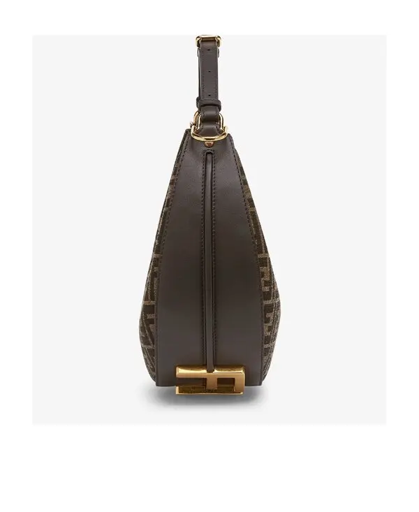 Fendi Graphic Ff Jacquard Small Hobo Bag