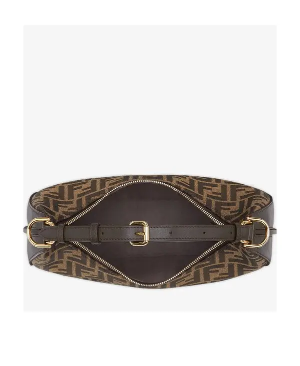 Fendi Graphic Ff Jacquard Small Hobo Bag