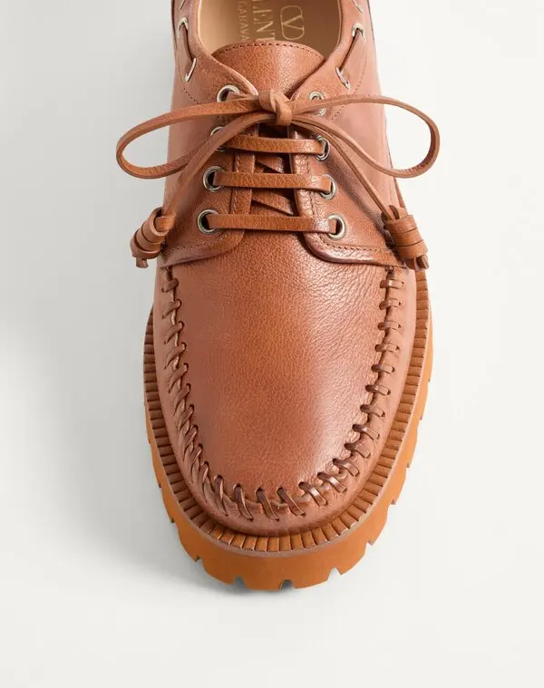 Valentino Garavani Lug Sole Loafers With Vlogo Detail
