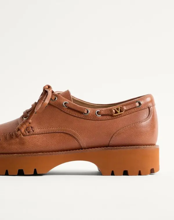 Valentino Garavani Lug Sole Loafers With Vlogo Detail