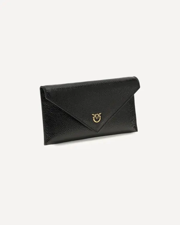 Pinko Love Birds Logo Detailed Clutch