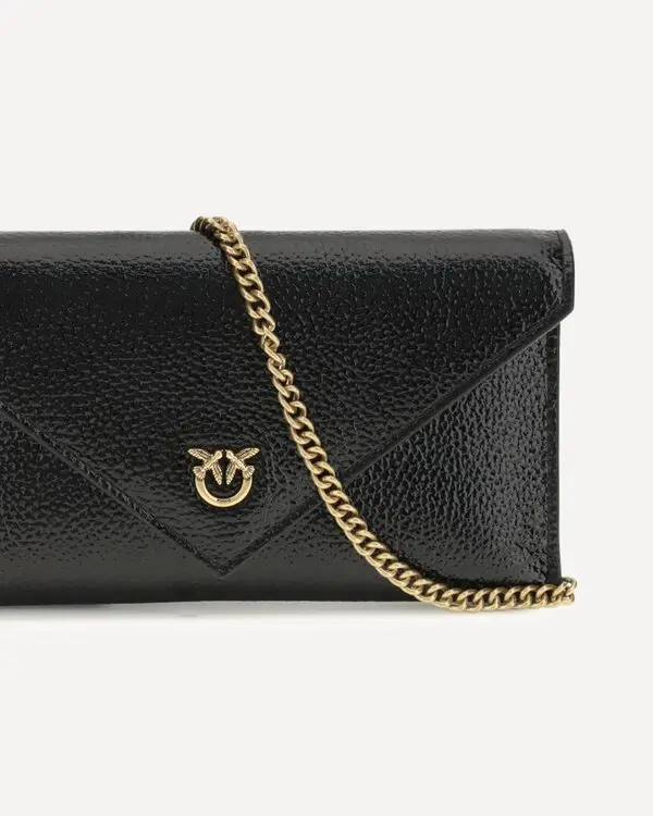 Pinko Love Birds Logo Detailed Clutch