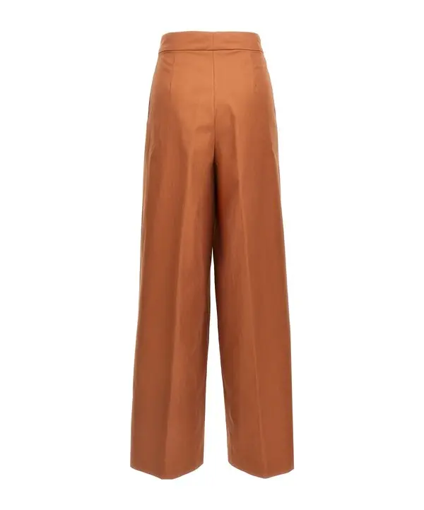 Dries Van Noten Pamplona Cotton Pants - Brown