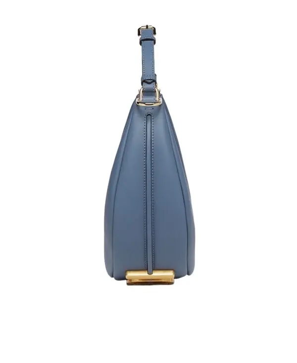 Fendi Graphic Zipped Shoulder Bag - Blue