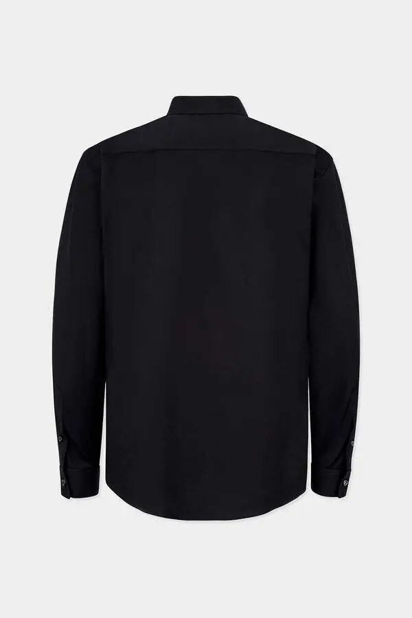 Dsquared2 Logo Printed Buttoned Shirt - Black