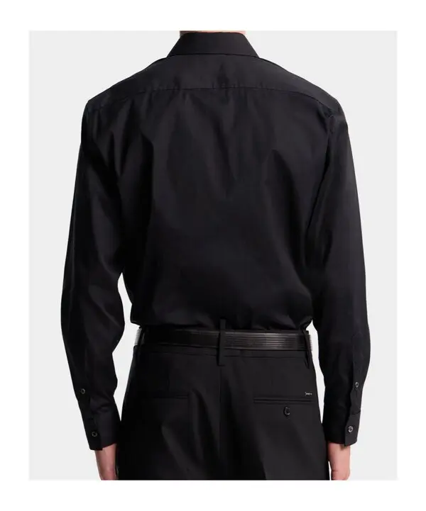 Dsquared2 Logo Printed Buttoned Shirt - Black