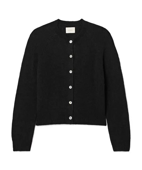 DÔEN Long-sleeved Cardigan - Black