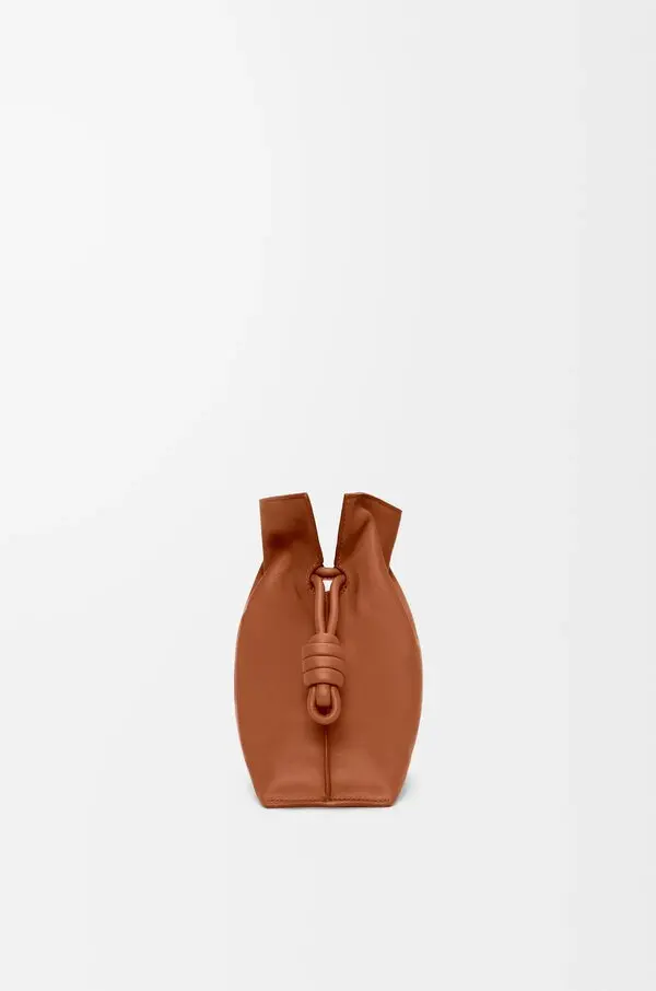 Loewe Medium Flamenco Clutch Bag - Brown
