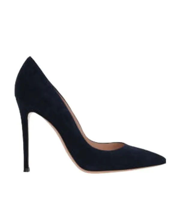 GIANVITO ROSSI Pointed Suede High Heel Pumps