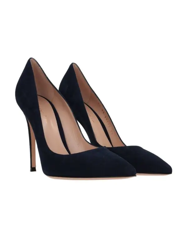 GIANVITO ROSSI Pointed Suede High Heel Pumps