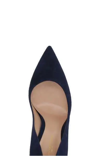 GIANVITO ROSSI Pointed Suede High Heel Pumps
