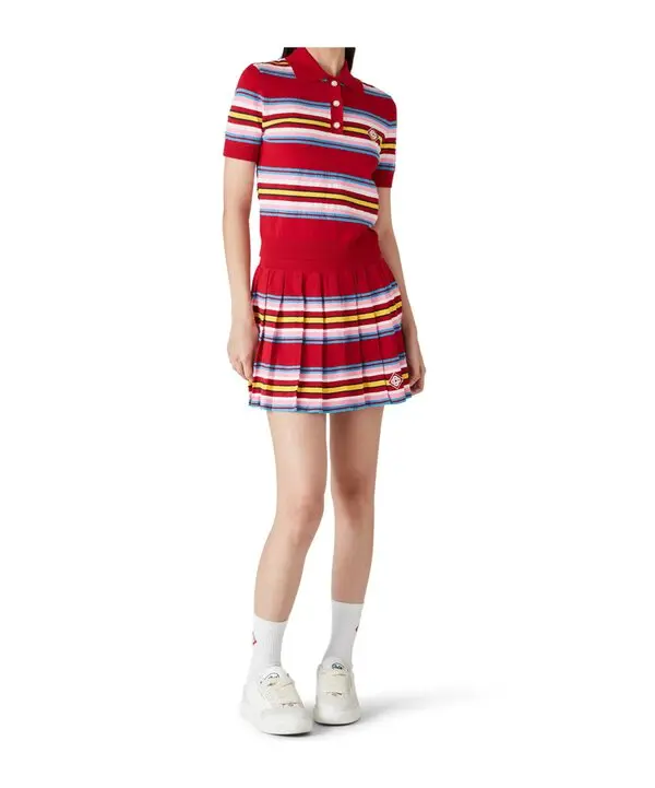 Casablanca Striped Polo Shirt