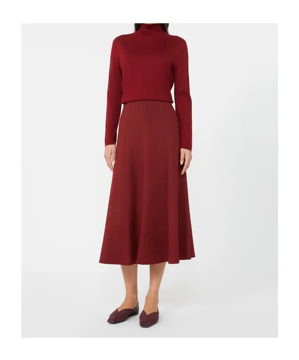 Max Mara Meana Turtleneck Knitted Jumper - Raspberry Color