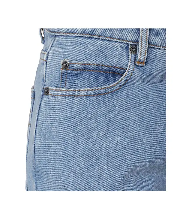 Ami Logo Patch Straight Leg Jeans
