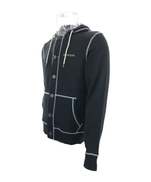 Emporio Armani Hooded Long-sleeved Casual Jacket