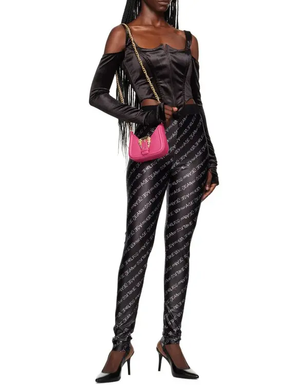 Versace Long Sleeve Suspenders Blouse
