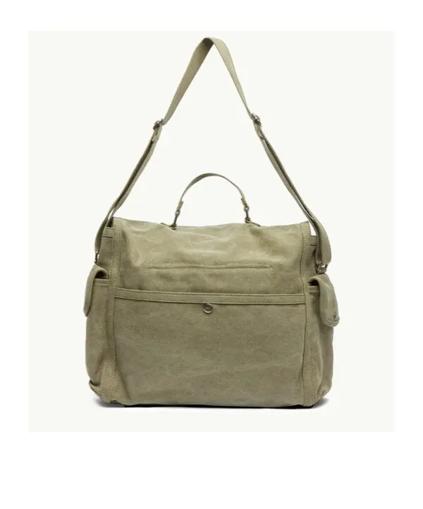 A.p.c. Recuperation Foldover Messenger Bag - Khaki