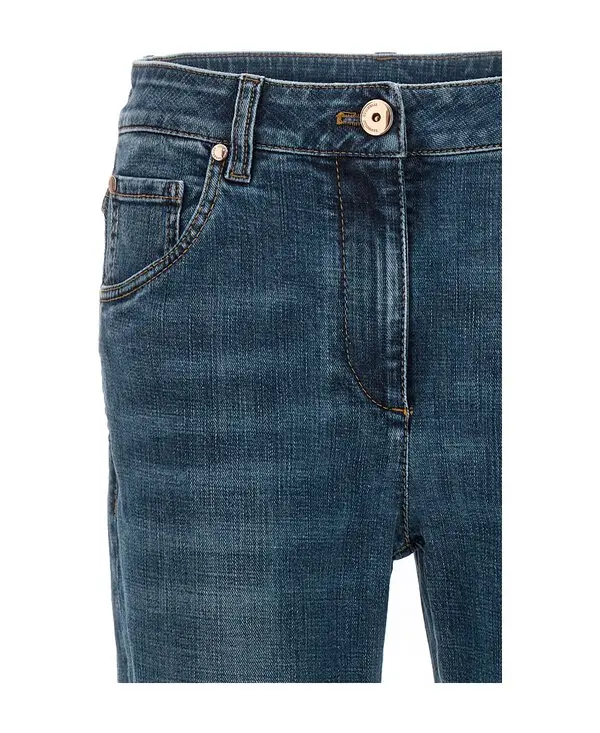 Brunello Cucinelli High-rise Skinny Jeans - Blue