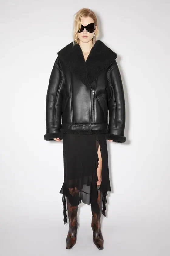 Acne Studios Drop Shoulder Biker Jacket