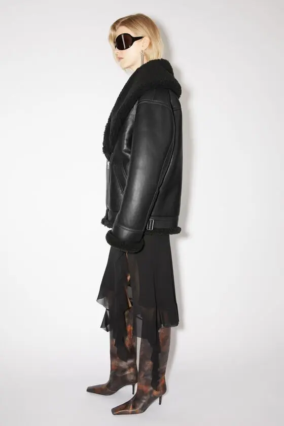 Acne Studios Drop Shoulder Biker Jacket