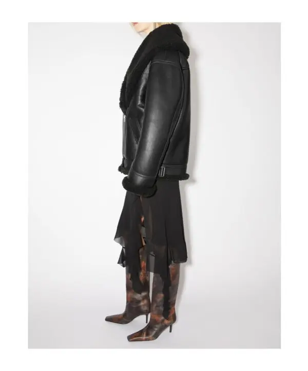 Acne Studios Drop Shoulder Biker Jacket
