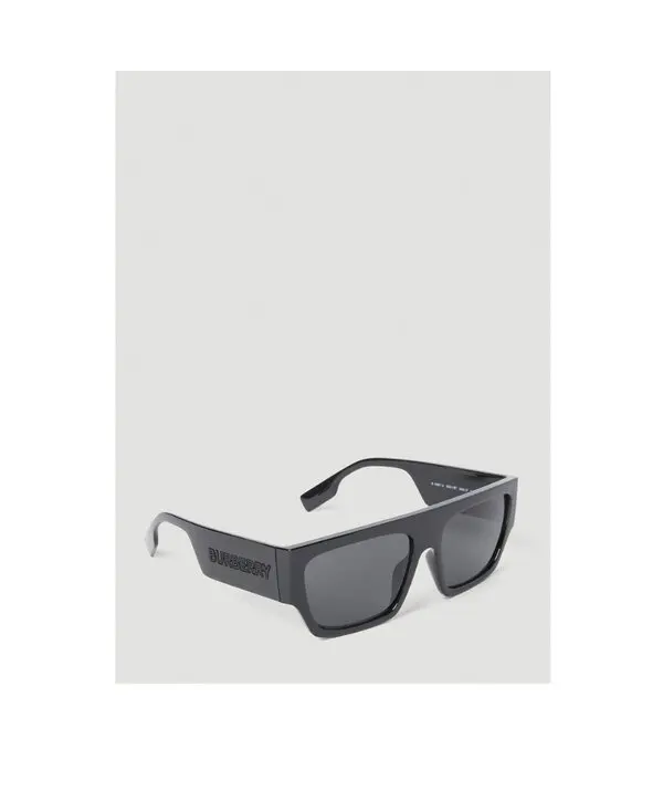 Burberry Rectangular Logo Sunglasses - Gray