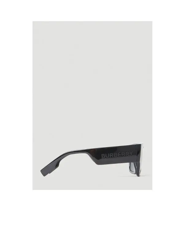 Burberry Rectangular Logo Sunglasses - Gray
