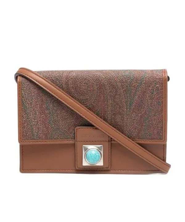 Etro Crown Me Paisley-print Crossbody Bag