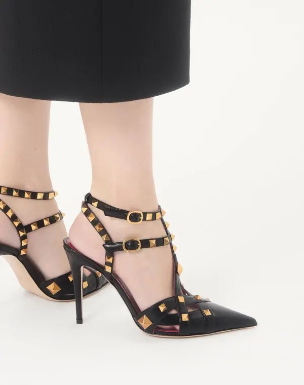 Valentino Garavani Studded Pointed Toe Slingback Pumps