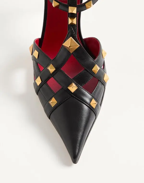 Valentino Garavani Studded Pointed Toe Slingback Pumps