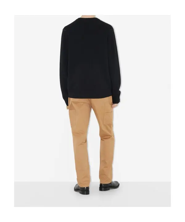 Burberry Straight Leg Tailored Trousers - Nude