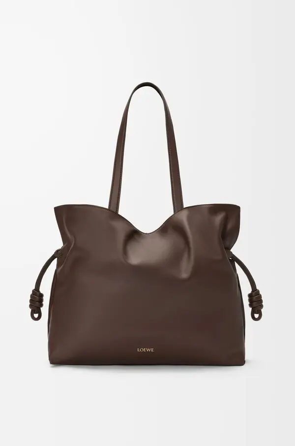 Loewe Flamenco Large Shoulder Bag - Chocolate