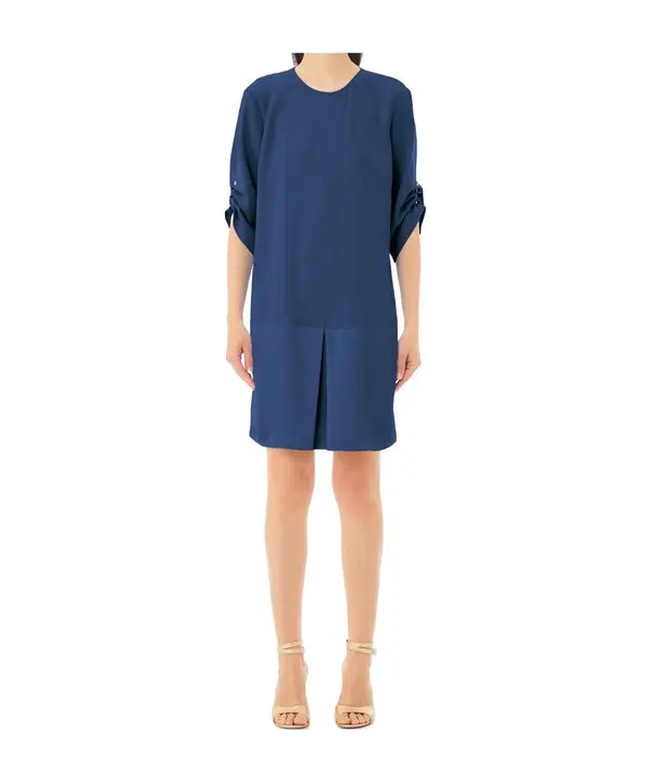 Liu Jo Crepe Mini Skirt With Keyhole Detail