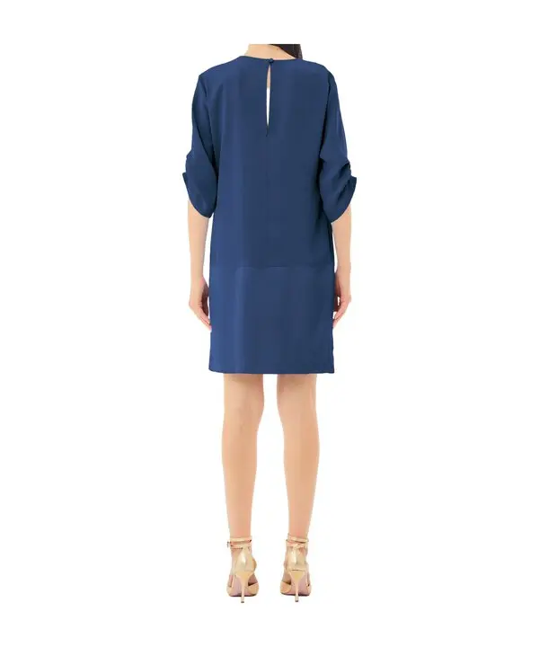 Liu Jo Crepe Mini Skirt With Keyhole Detail