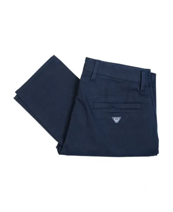 Emporio Armani Straight Leg Casual Pants