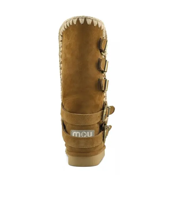 Mou Eskimo Buckle Strap Boots - Cognac