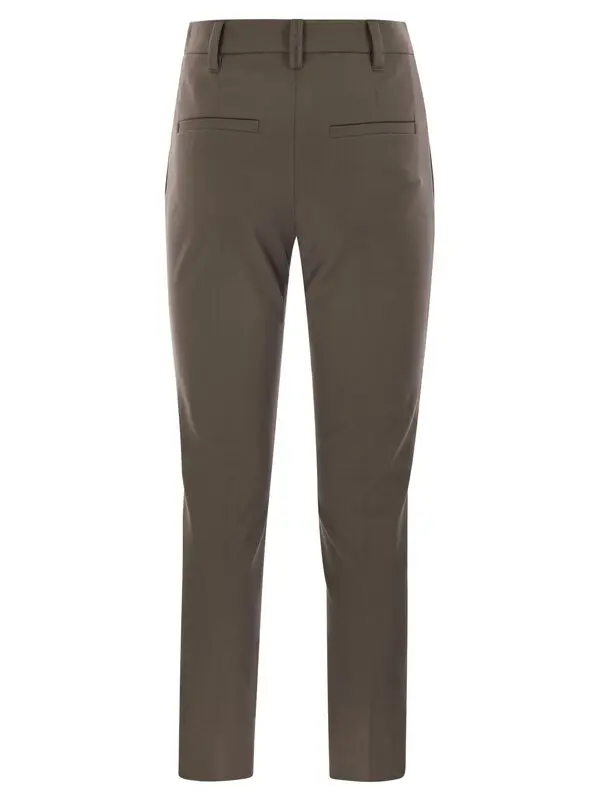 Brunello Cucinelli Pleated Tailored Trousers - Brown