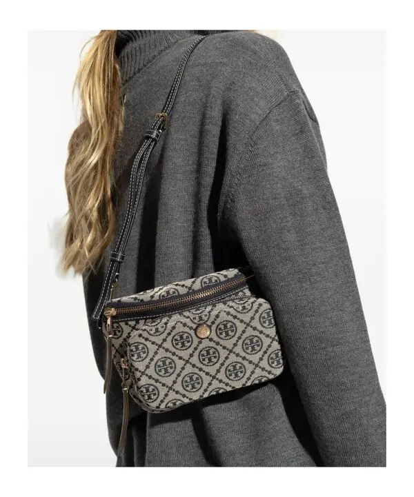 Tory Burch T Monogram Mini Belt Bag - Blue