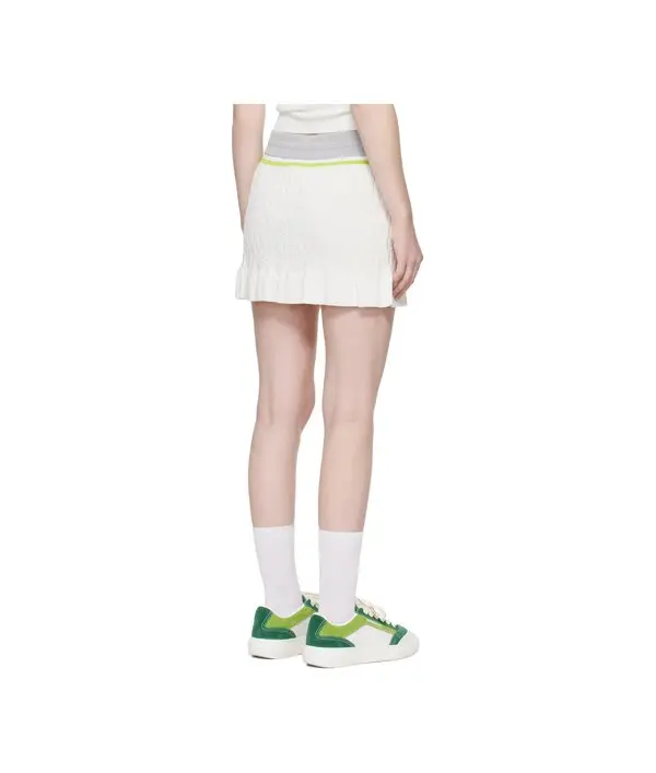 Casablanca Embroidered Logo Drawstring Skirt