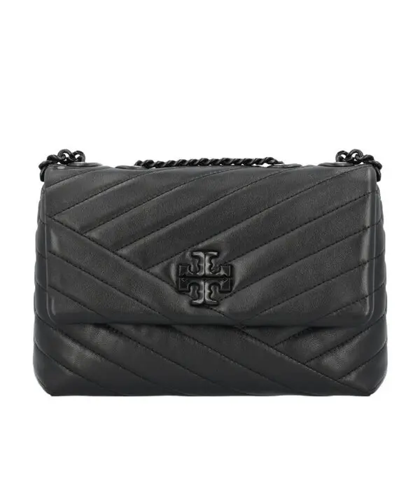 Tory Burch Kira Chevron Convertible Small Shoulder Bag - Black