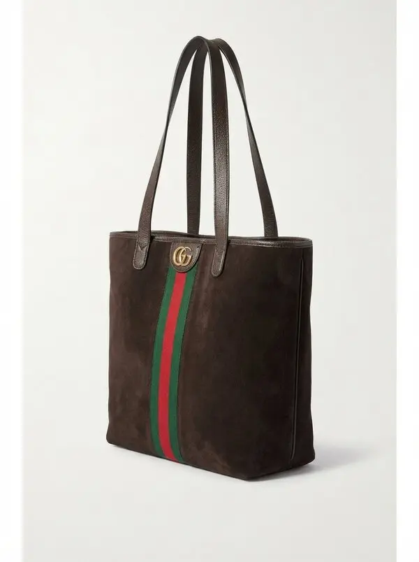 Gucci Ophidia Medium Tote Bag - Dark Brown